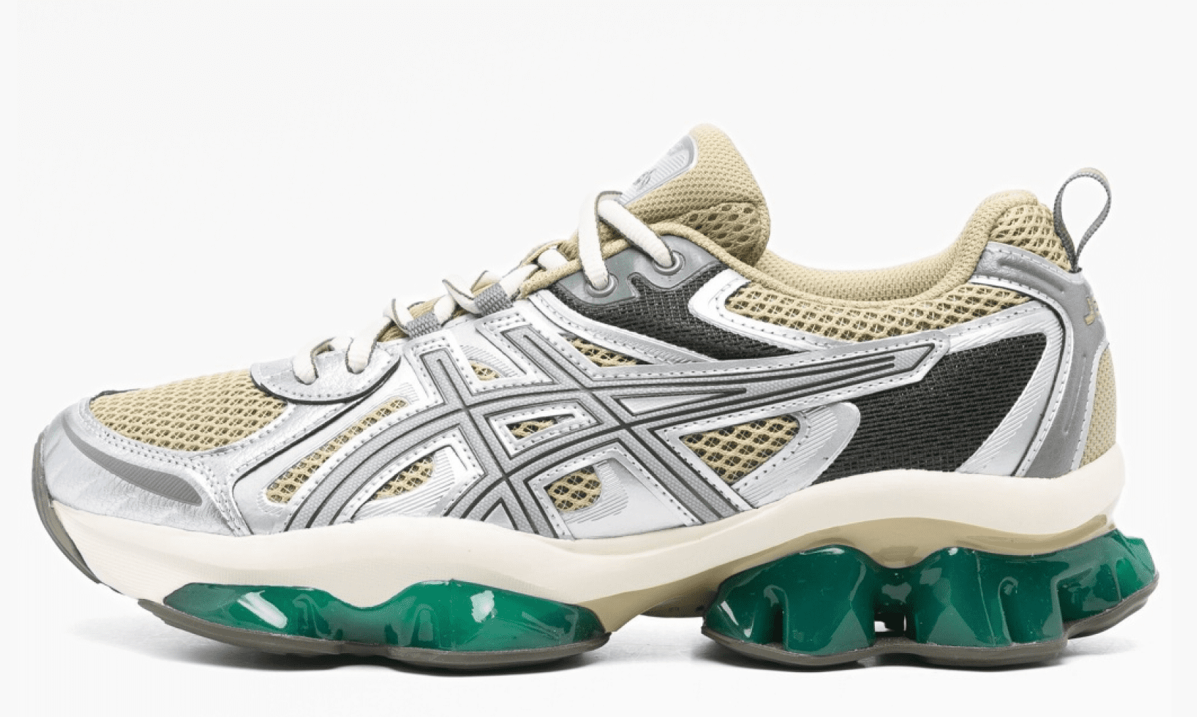 ASICS Gel Quantum Kinetic "Khaki Beige Pure Silver" ★ KICKSADDICTION